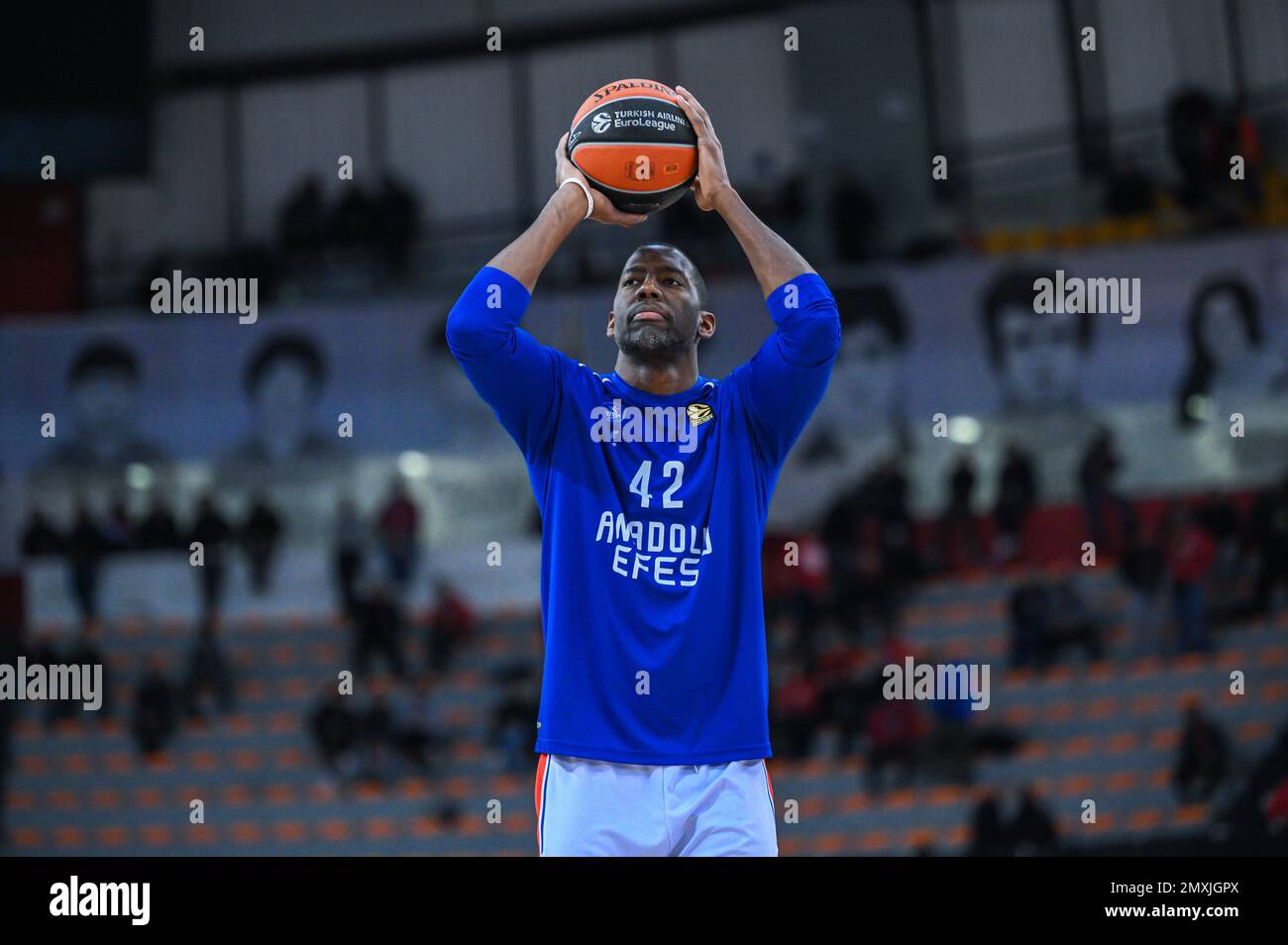42 BRYANT DUNSTON of Anadolu Efes during the Euroleague, Round 23 ...