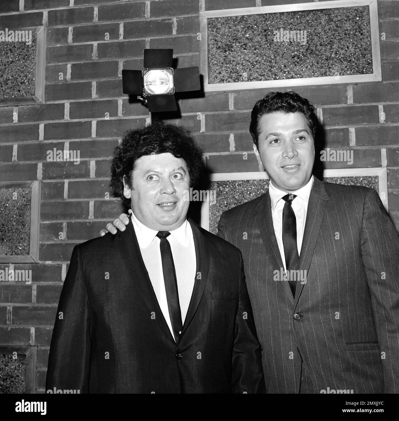 FILE - In this Dec. 10, 1965 file photo, the comedy team of Marty Allen ...