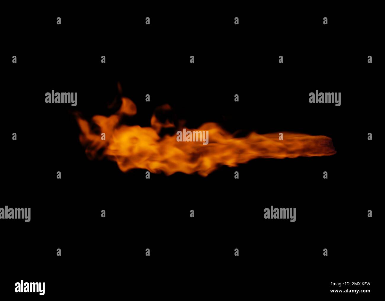 Beautiful bright fire flames on black background Stock Photo - Alamy