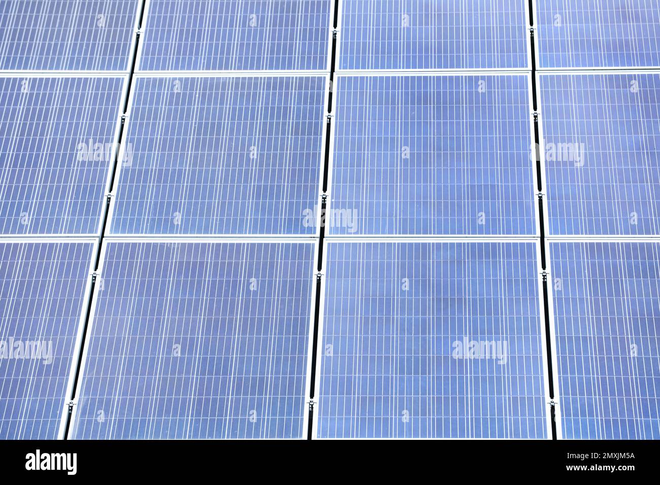 Installed solar panels as background, closeup. Alternative energy ...
