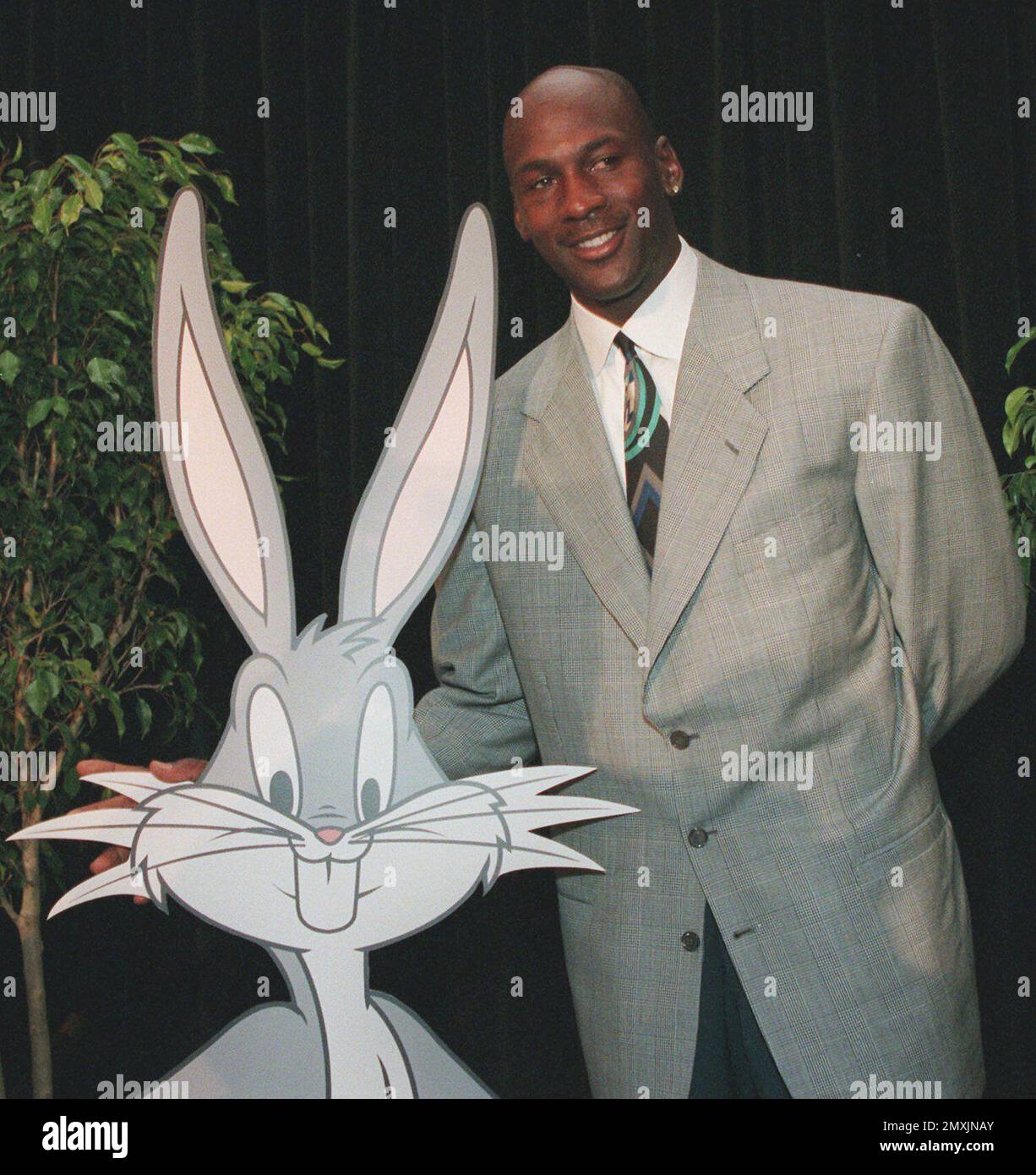 FILE - In this undated 1995 file photo, Michael Jordan is seen with ...