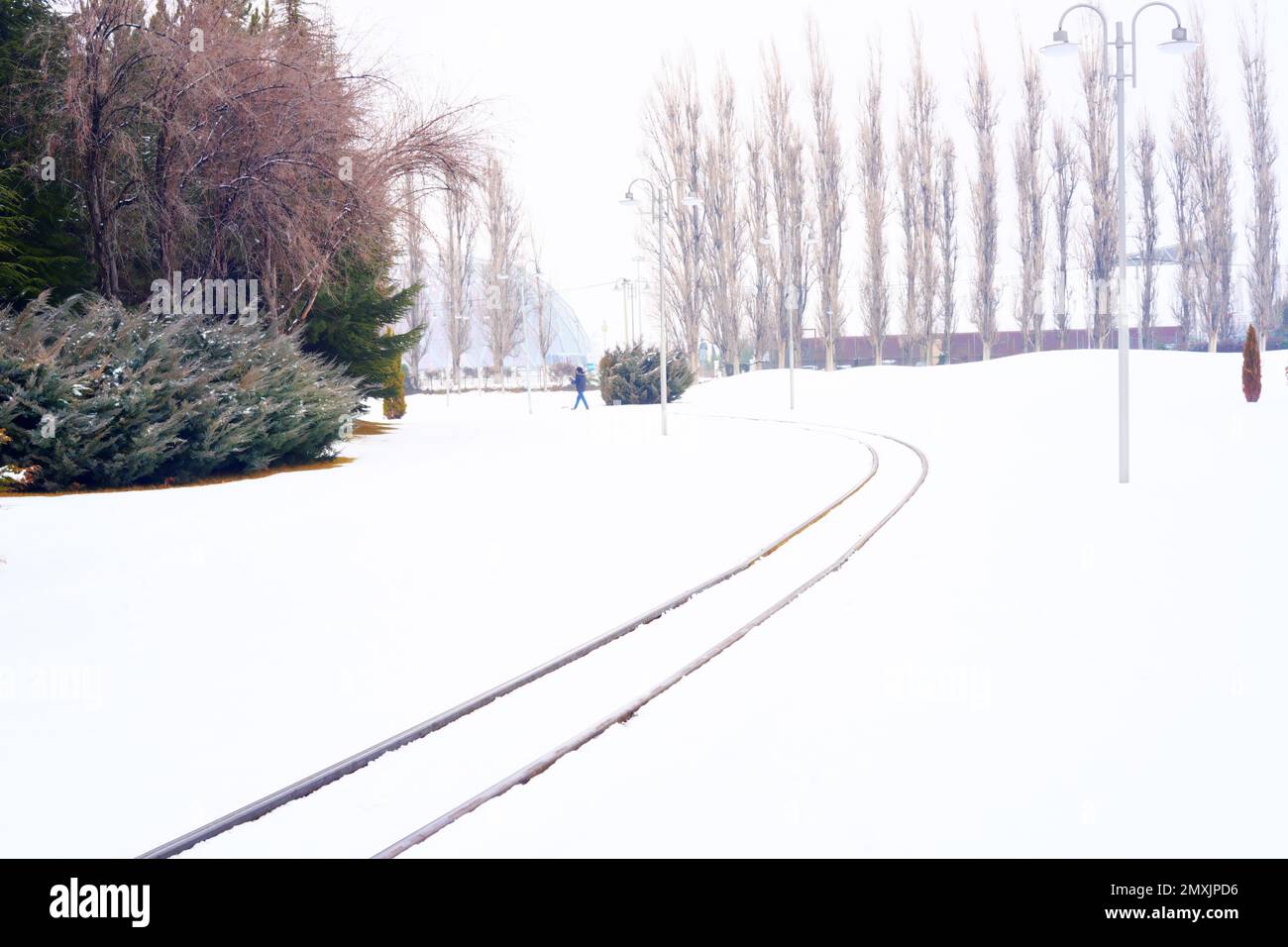 Horizontal railroad track hi-res stock photography and images - Alamy