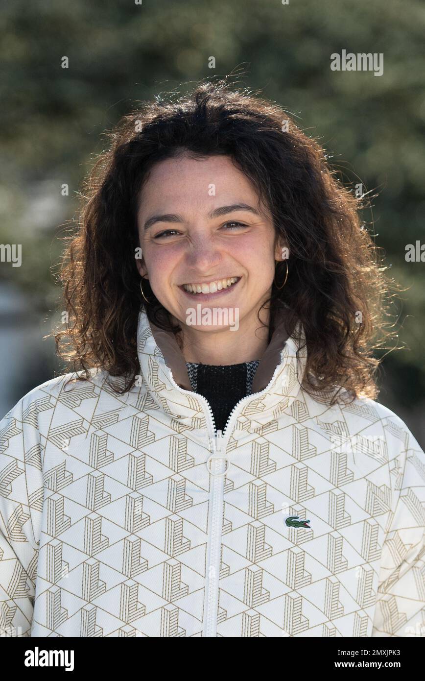 Pauline Bression attending a Photocall during the 25th Luchon TV ...