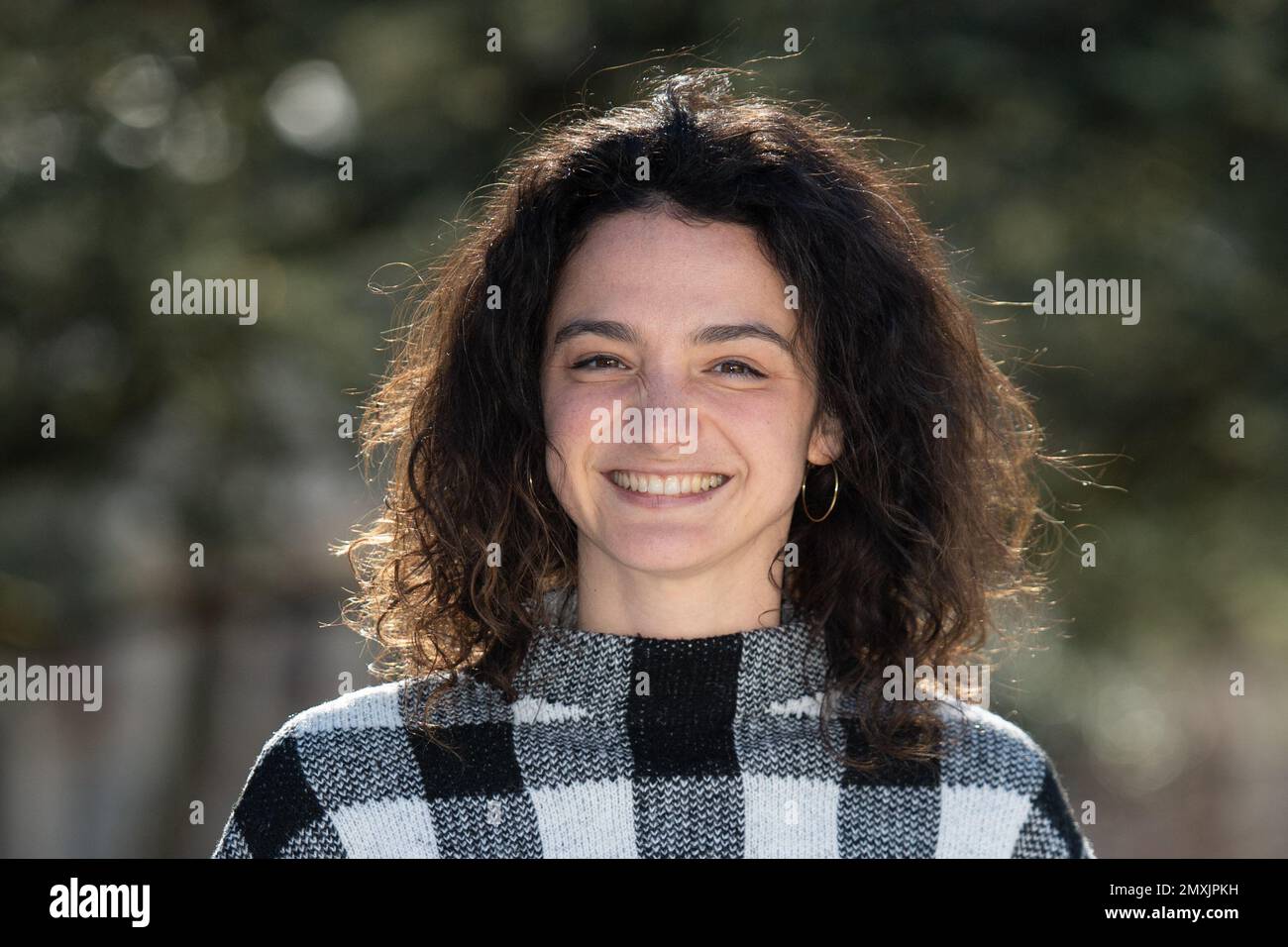 Pauline Bression attending a Photocall during the 25th Luchon TV ...
