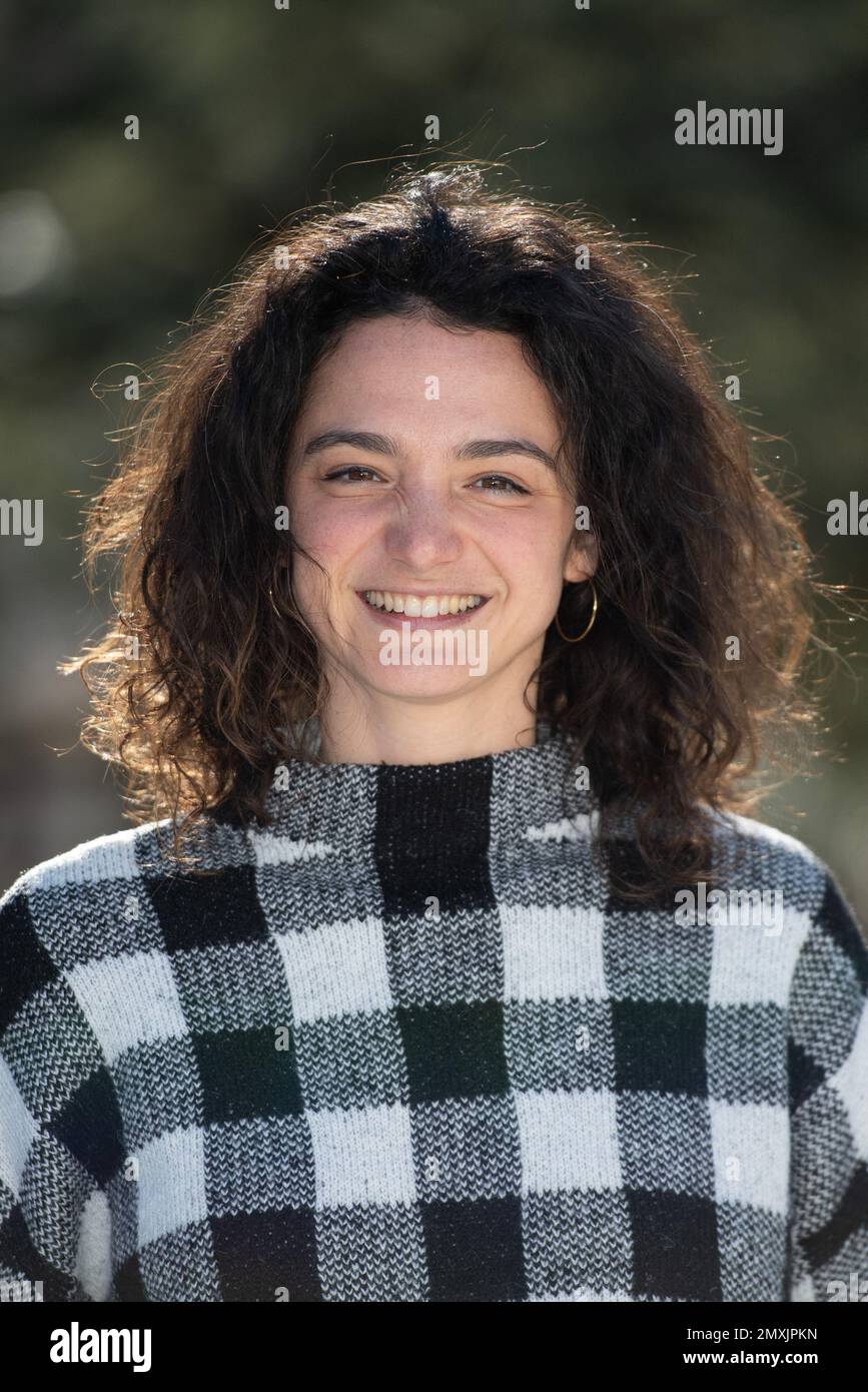 Pauline Bression attending a Photocall during the 25th Luchon TV ...
