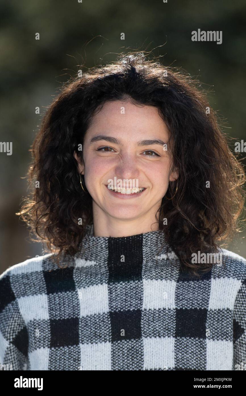 Pauline Bression attending a Photocall during the 25th Luchon TV ...