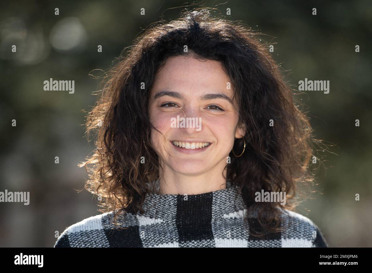 Pauline Bression attending a Photocall during the 25th Luchon TV ...