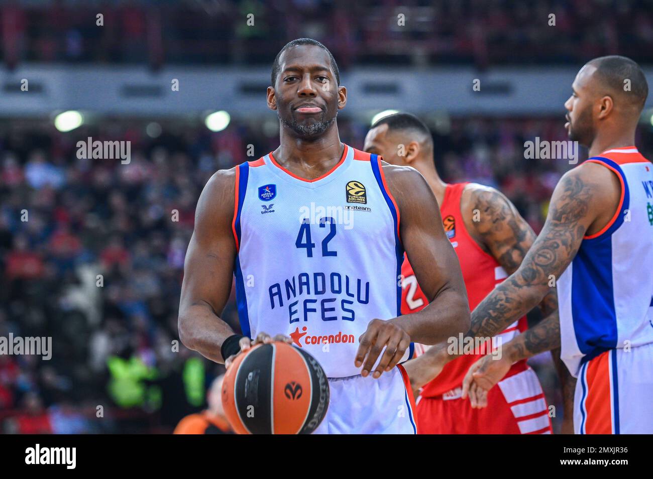 42 BRYANT DUNSTON of Anadolu Efes during the Euroleague, Round 23 ...