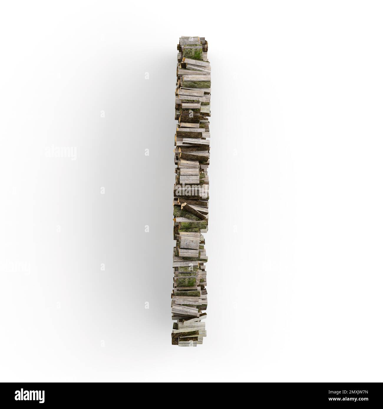 A row of wooden tree cookies isolated on white background Stock Photo ...