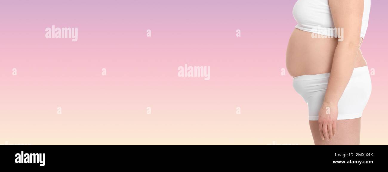 Fat belly side view hi-res stock photography and images - Alamy