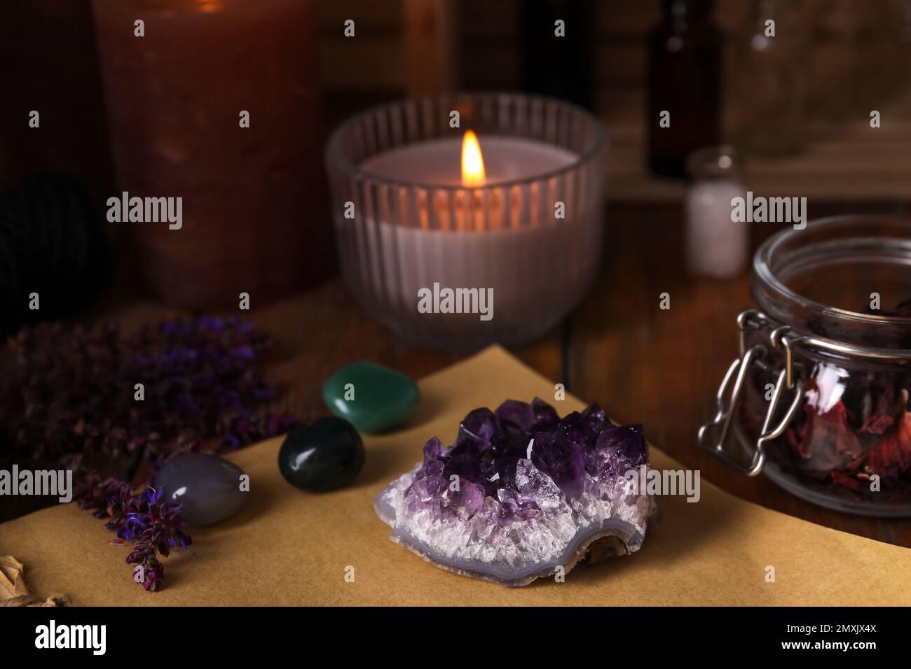 Gemstone composition hi-res stock photography and images - Alamy