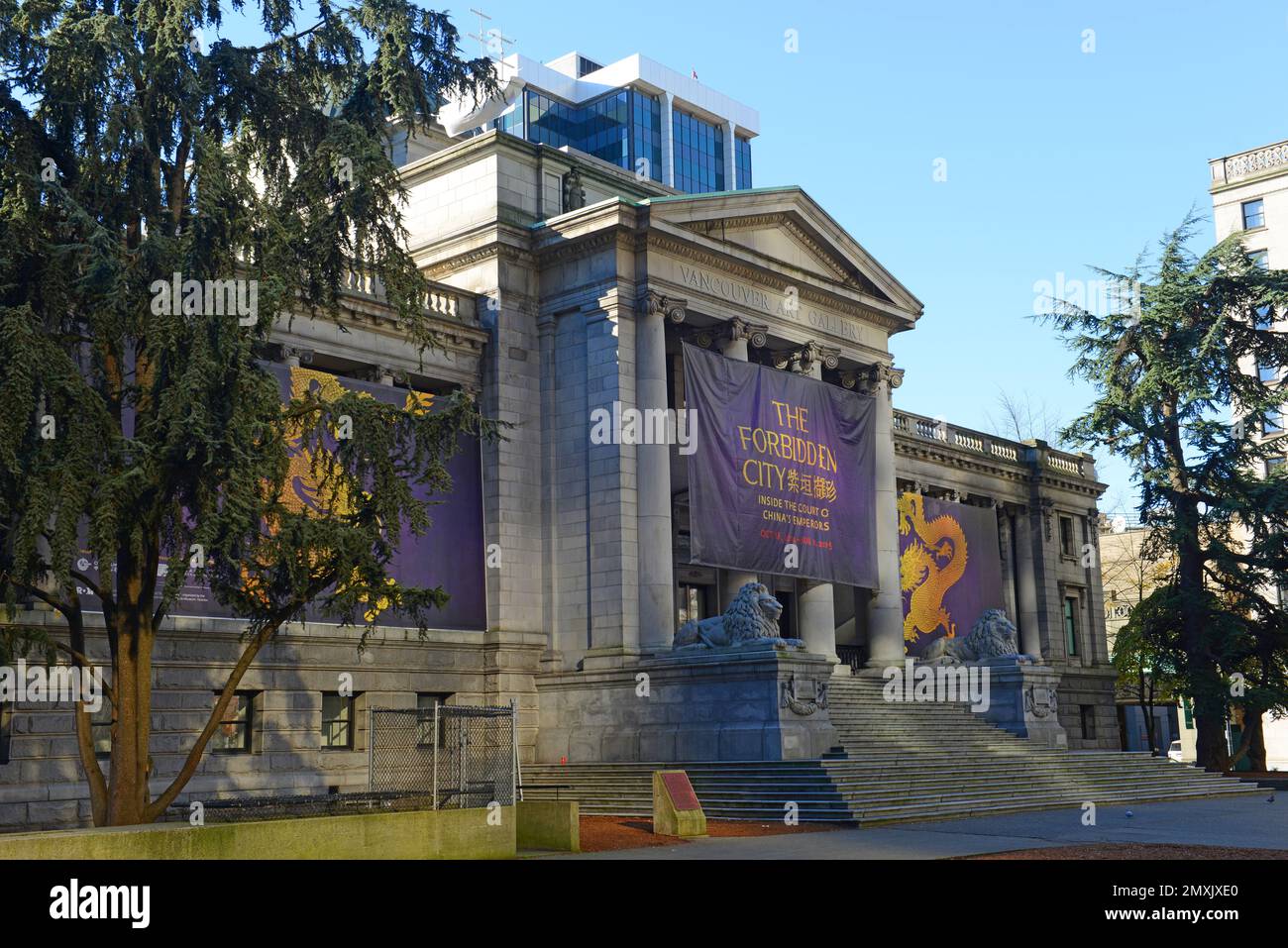 Vancouver Art Gallery at 750 Hornby Street in downtown Vancouver ...