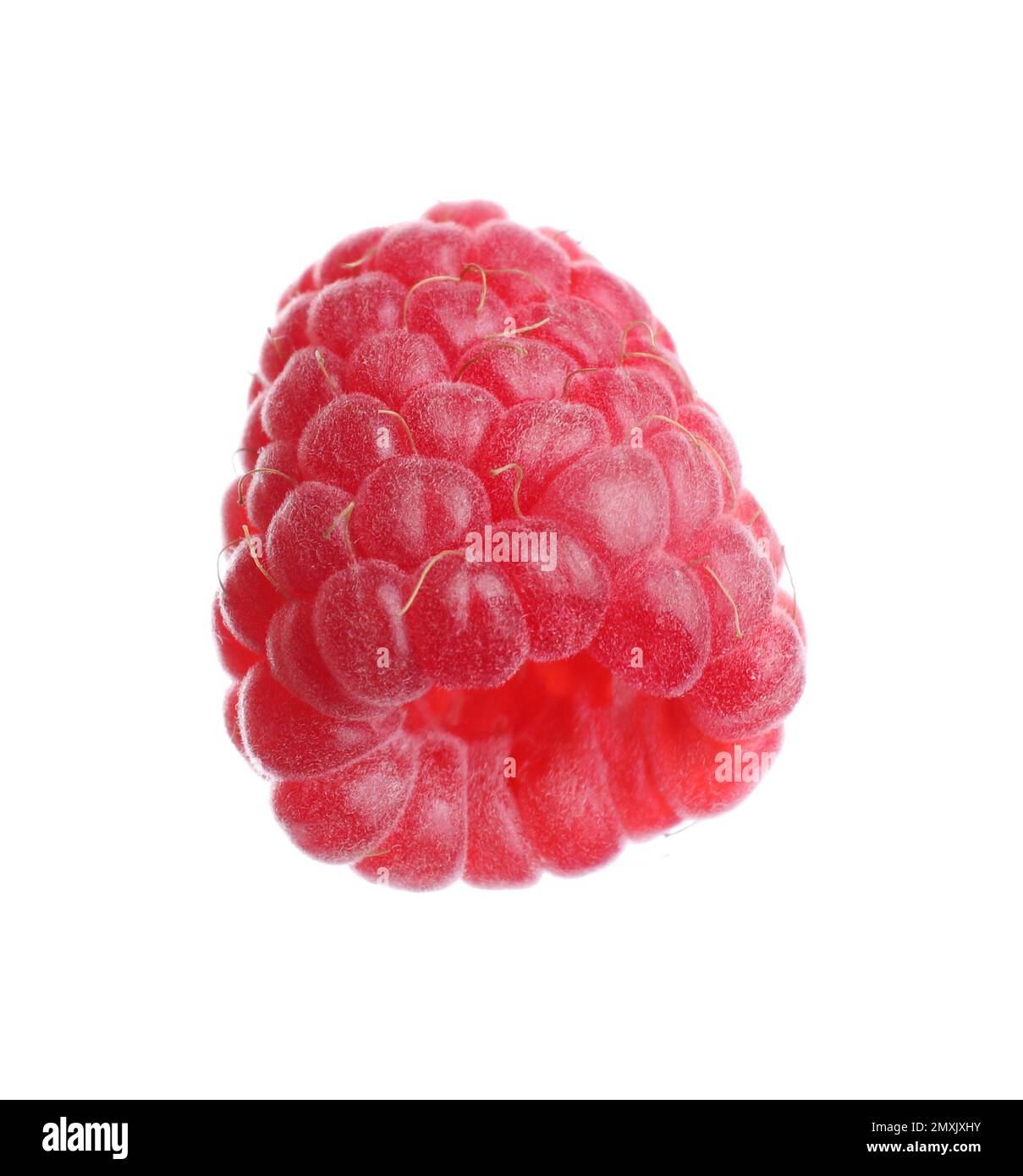 Delicious fresh ripe raspberry isolated on white Stock Photo - Alamy