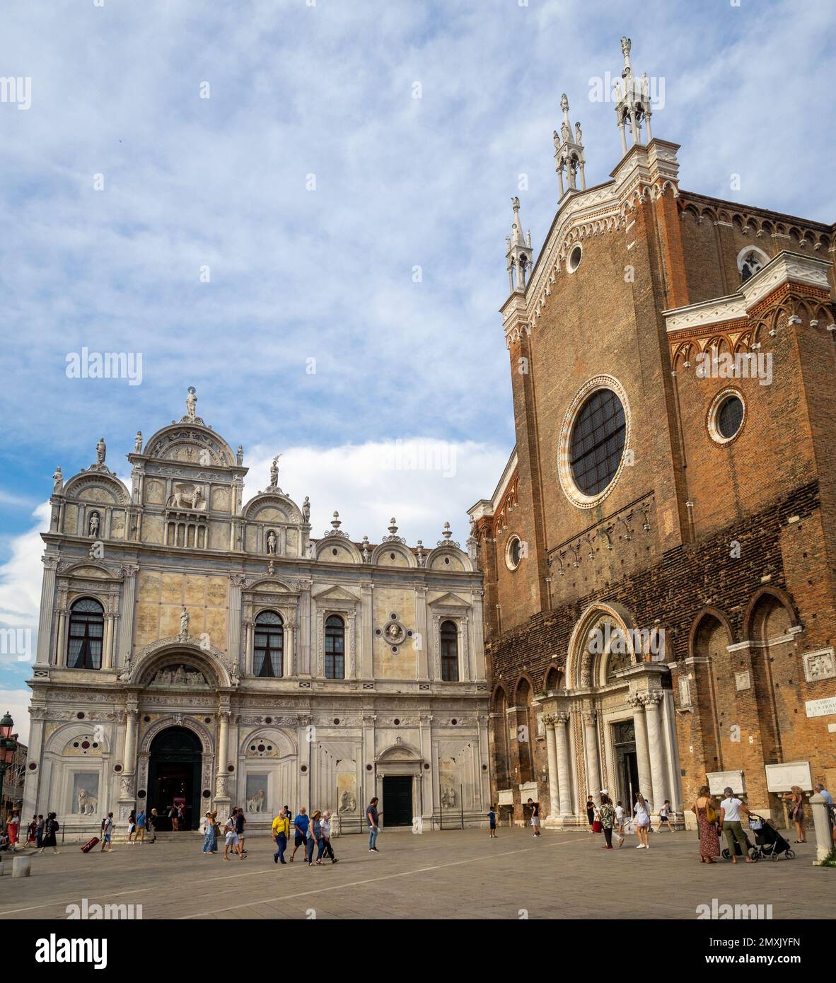 Campo Santi Giovanni e Paolo, Venice Stock Photo - Alamy