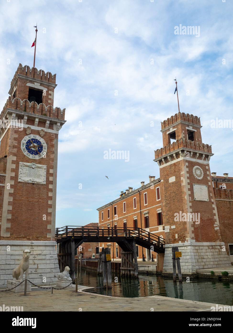 Venetian Arsenal towers Stock Photo - Alamy