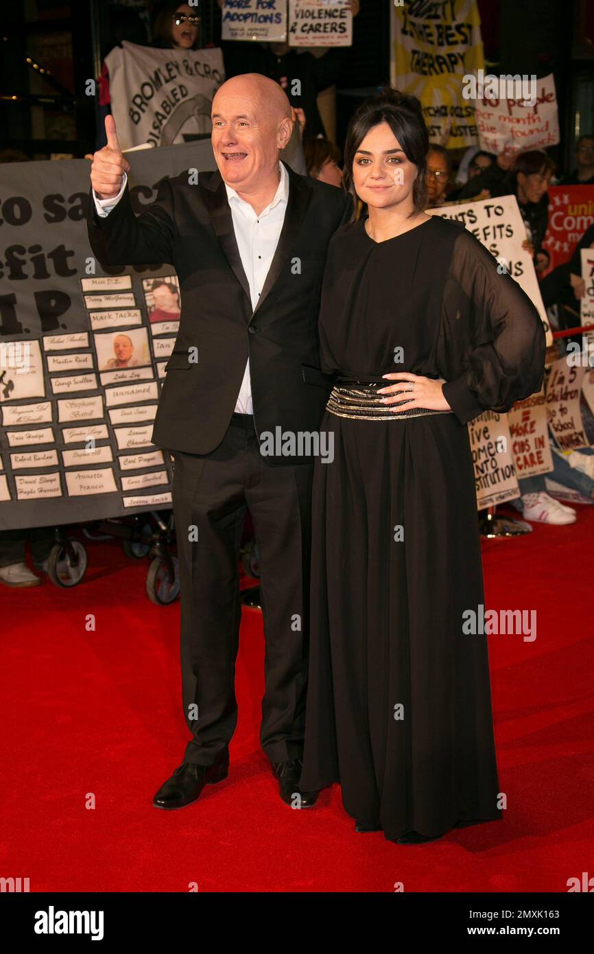 Actors Dave Johns and Hayley Squires, pose for photographers upon their ...
