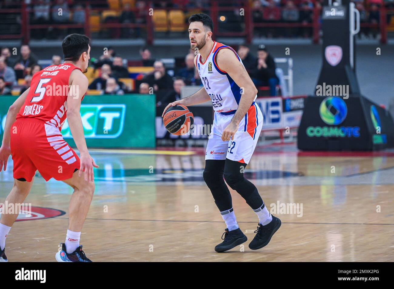22 VASILIJE MICIC of Anadolu Efes during the Euroleague, Round 23 ...