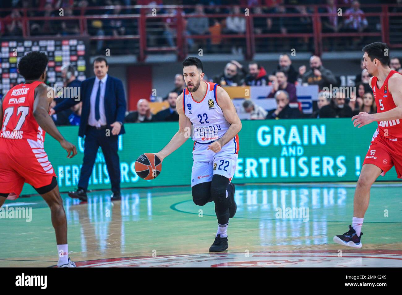 22 VASILIJE MICIC of Anadolu Efes during the Euroleague, Round 23 ...