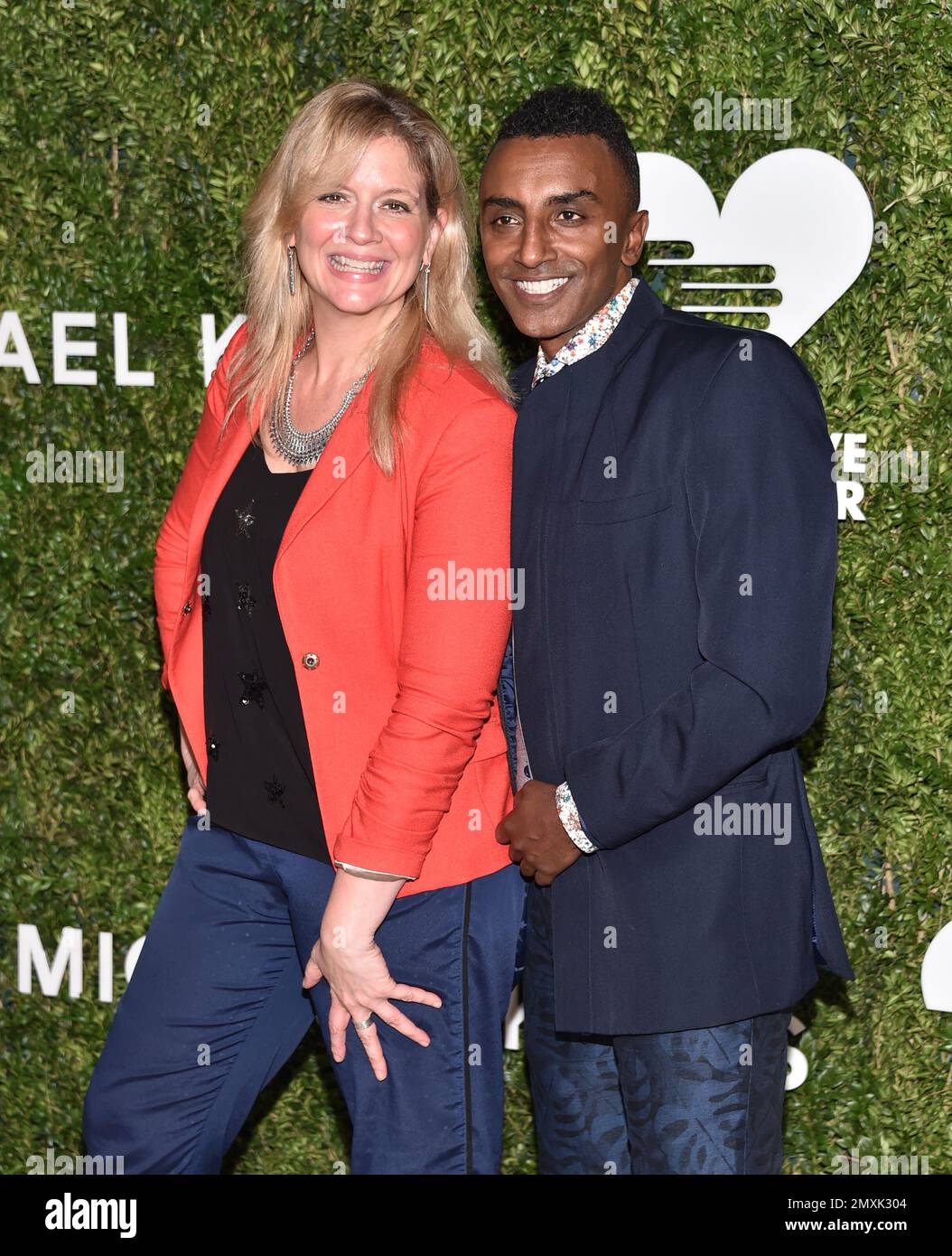 Chefs Amanda Freitag and Marcus Samuelsson attend the "God's Love We ...