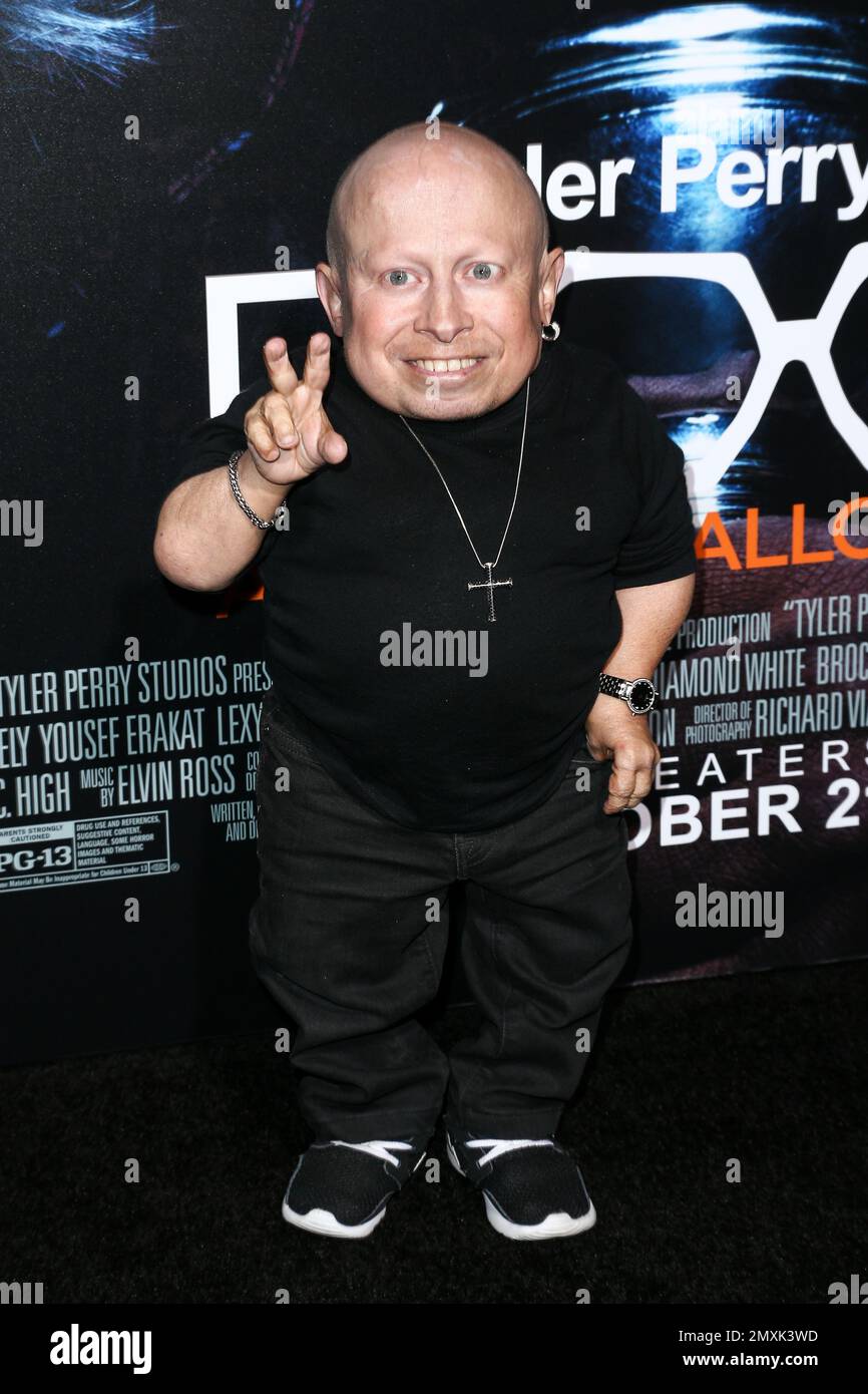 Verne Troyer attends the world premiere of "BOO! A Madea Halloween ...