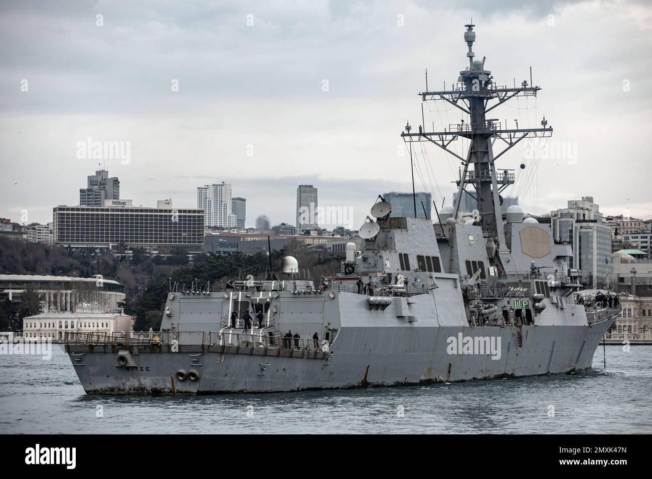 Istanbul, Turkey. 03rd Feb, 2023. USS Nitze (DDG-94), an Arleigh Burke ...