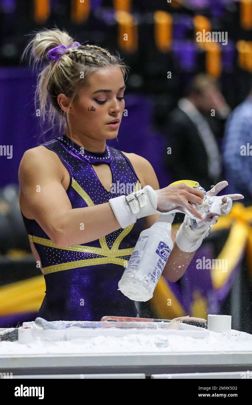Baton Rouge, LA, USA. 3rd Feb, 2023. LSU's Olivia ''Livvy'' Dunne ...