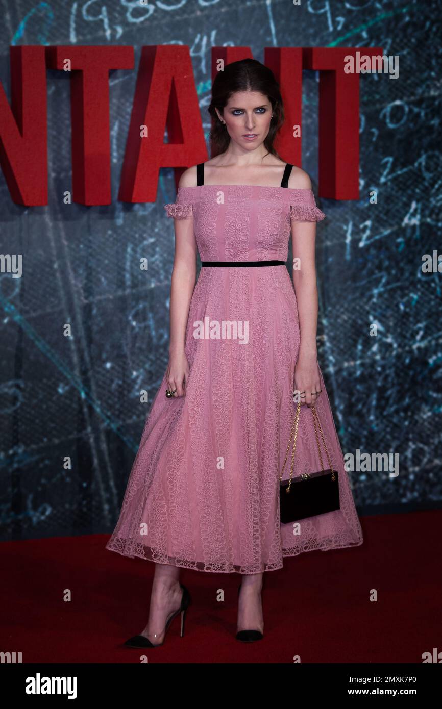 Actress Anna Kendrick poses for photographers upon arrival at the ...