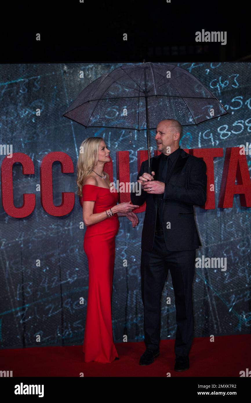 Actress Brooke Burns and director Gavin O'Connor pose for photographers ...