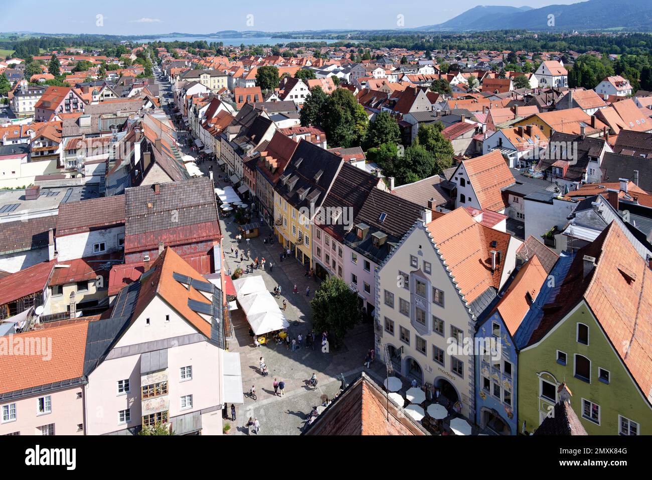 Town view, Füssen, Bavaria, Germany, Europe Stock Photo - Alamy