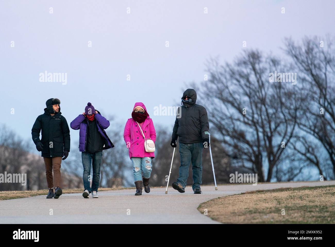 Washington DC, USA. 3rd Feb, 2023. People visit the National Mall amid ...