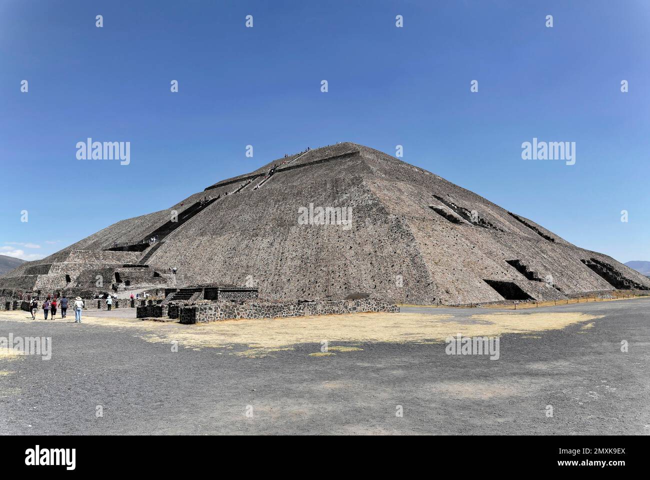 Pyramid of the Sun, Pyramids of Teotihuacán, UNESCO World Heritage Site ...