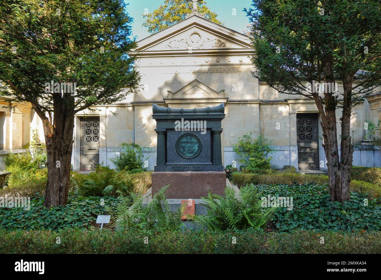 Grave David Hansemann, Old St. Matthew's Churchyard, Schöneberg, Berlin, Germany, Europe Stock ...
