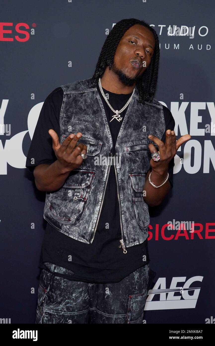 Pheelz arrives at MusiCares Person of the Year honoring Berry Gordy and ...