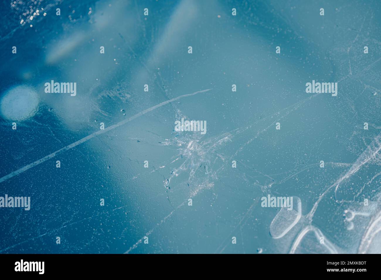 Broken ice plate Stock Photo - Alamy