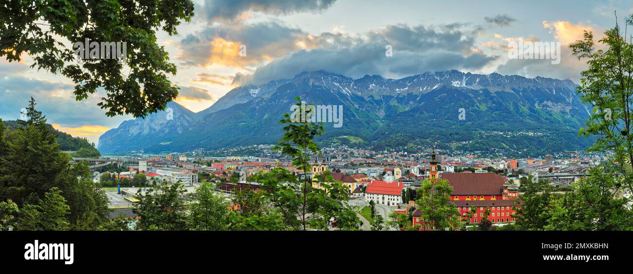 Innsbruck city view hi-res stock photography and images - Alamy