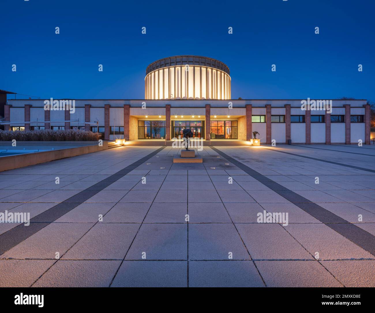 The illuminated panorama museum for Werner Tübke's monumental panorama ...