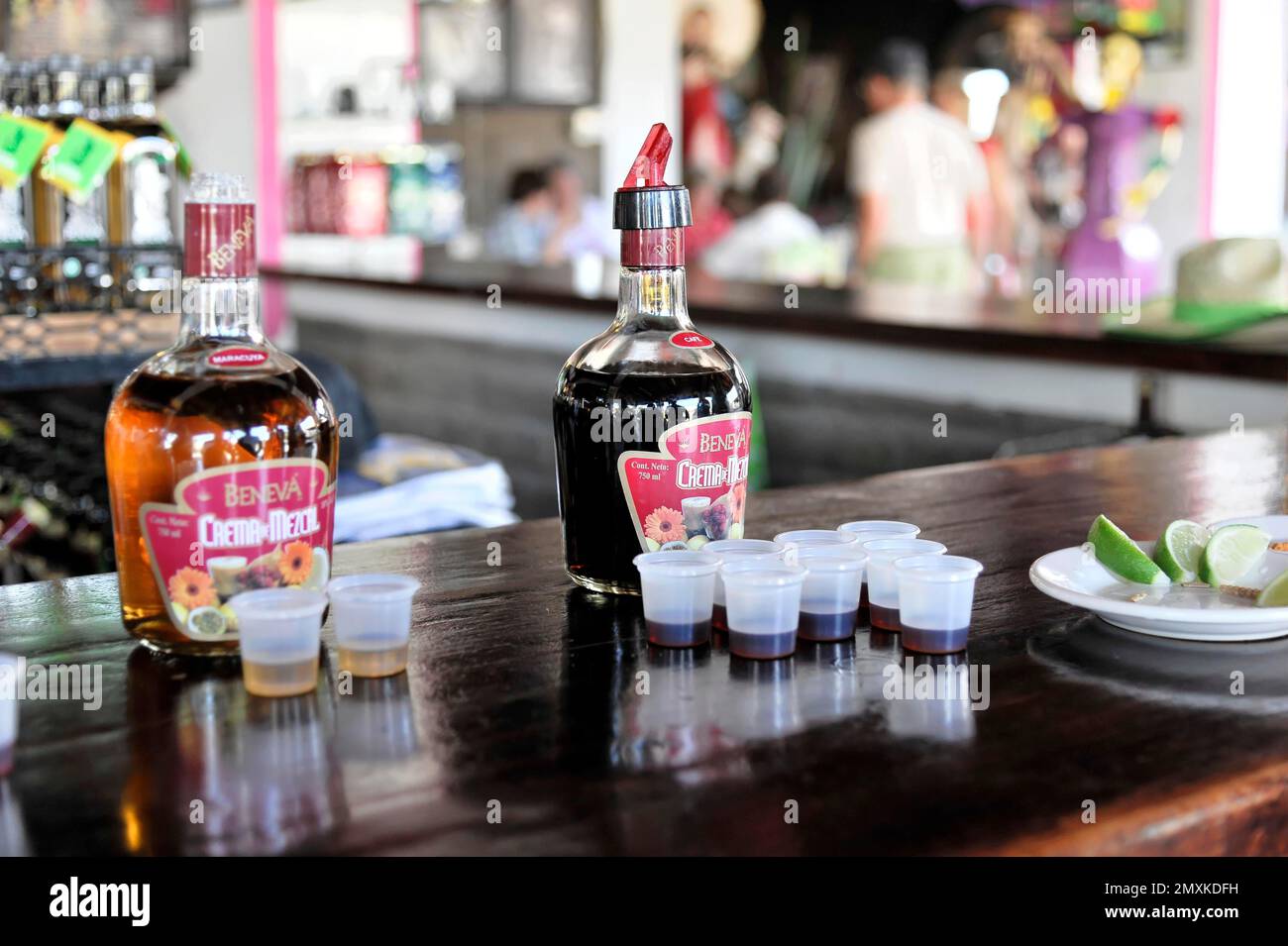 Mezcal, bar, roadhouse, restaurant, mezcal extraction, Mitla, Oaxaca ...