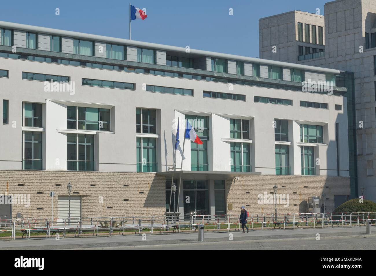 French Embassy, Pariser Platz, Mitte, Berlin, Germany, Europe Stock ...