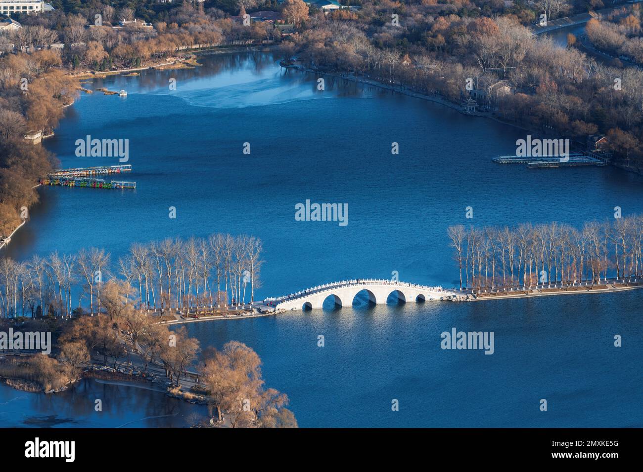 Beijing yuyuantan scenery Stock Photo - Alamy