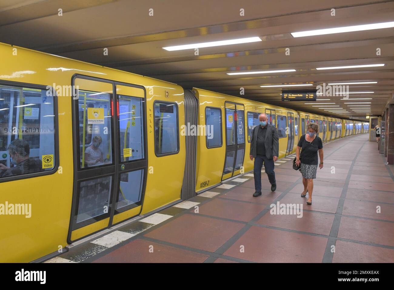 U2, Mohrenstraße underground station, Mitte, Berlin, Germany, Europe ...