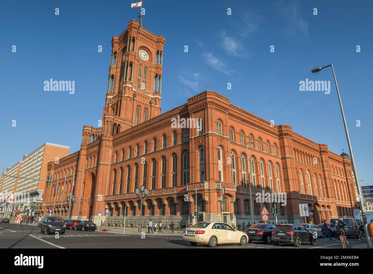 Rotes Rathaus, Rathausstrasse, Mitte, Berlin, Germany, Europe Stock ...