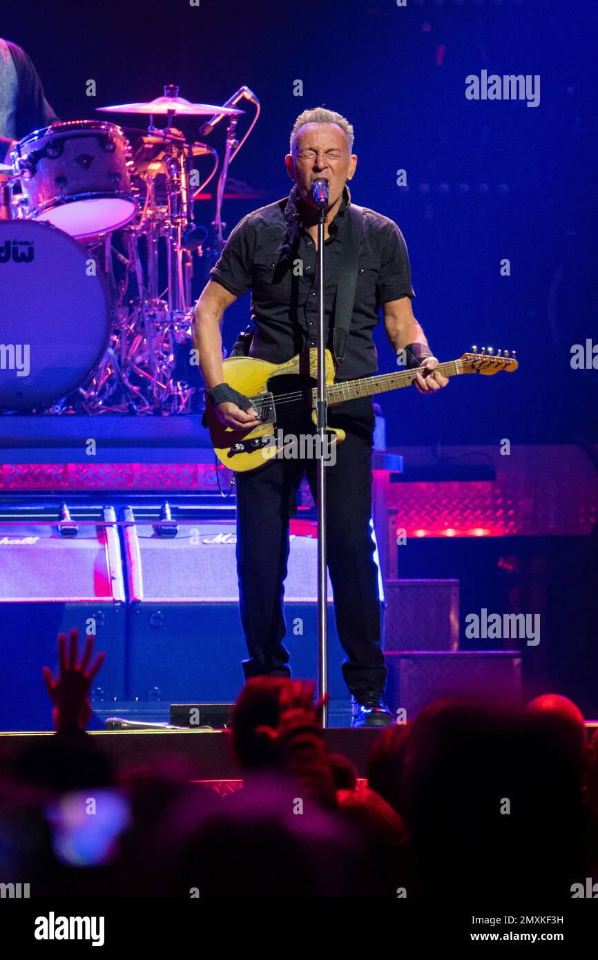 Bruce Springsteen performs with the E Street Band at State Farm Arena ...