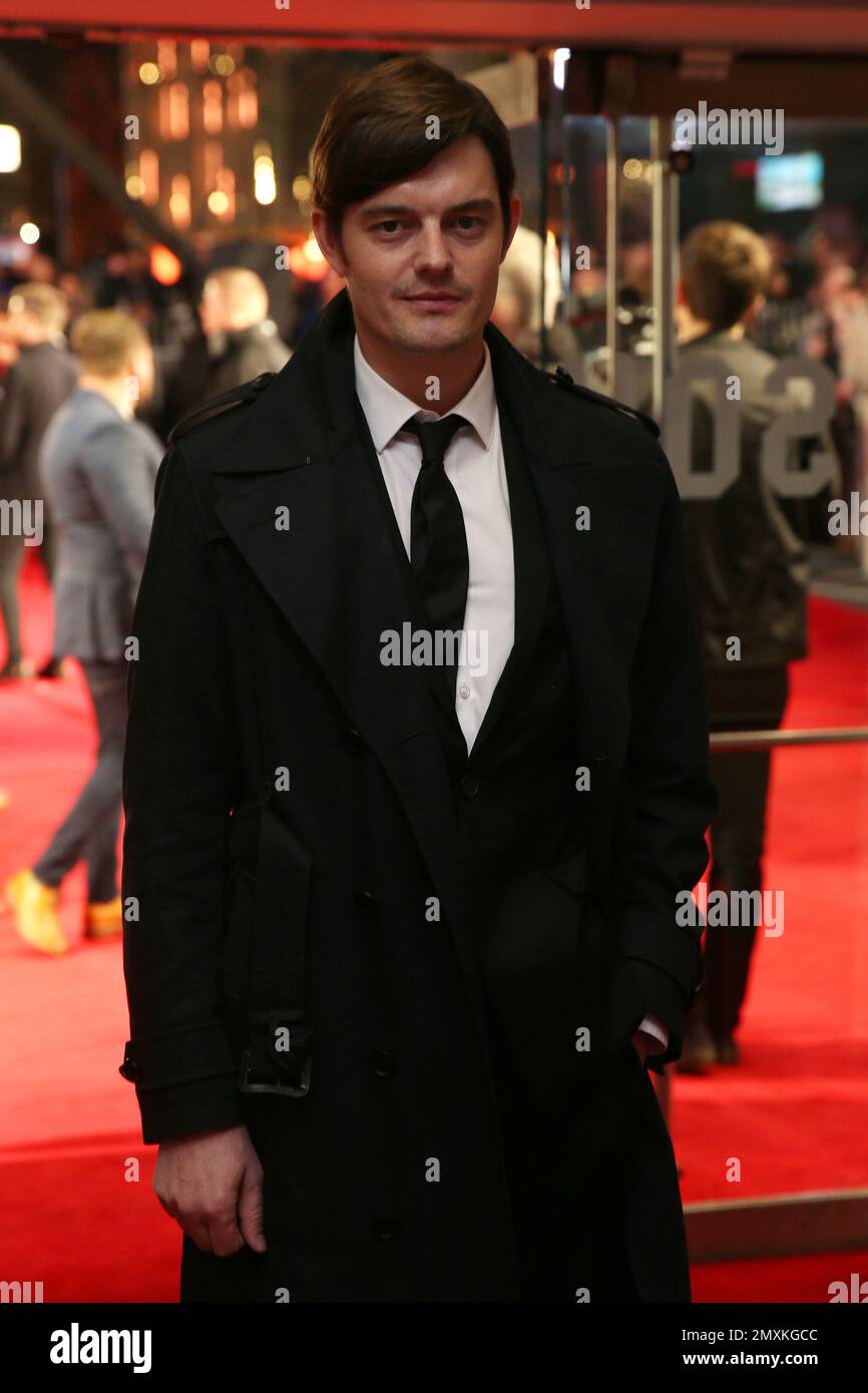 Actor Sam Riley pose for photographers upon arrival at the premiere of ...