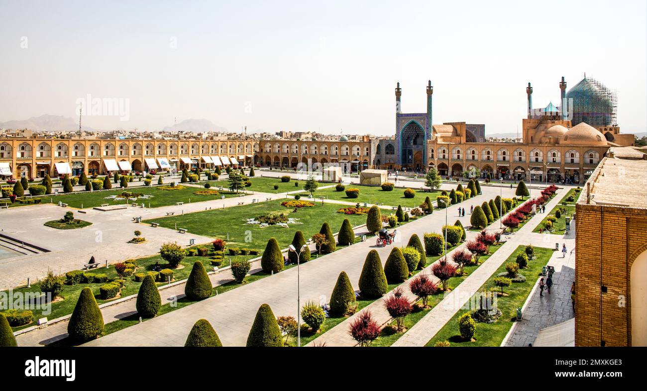 Imam Square, Meydan-e Emam, centre of the city of Isfahan and the ...