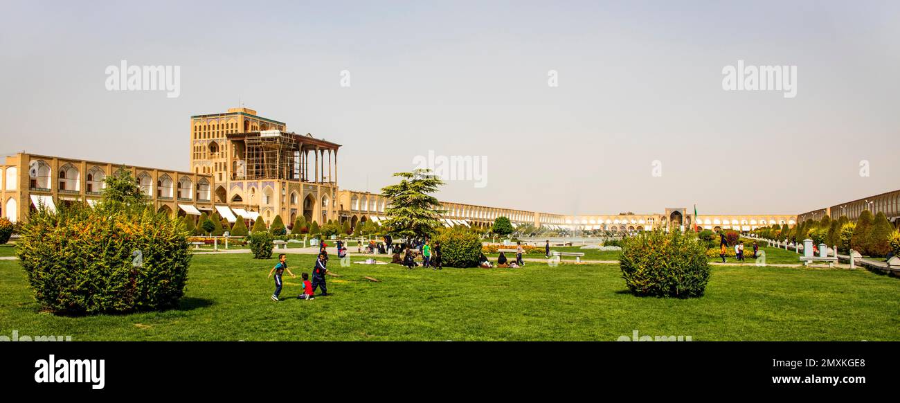 Imam Square, Meydan-e Emam, centre of the city of Isfahan and the ...