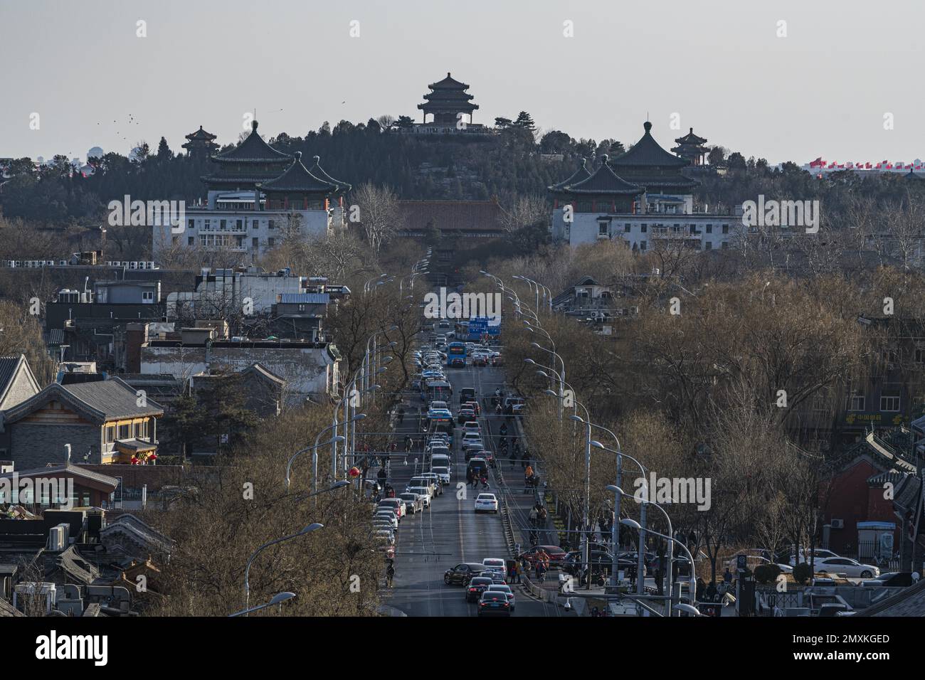 The central axis of beijing hi-res stock photography and images - Alamy