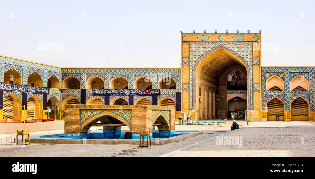 North Ivan, Friday Mosque, Masjid-e Jomeh, Isfahan, Isfahan, Iran, Asia ...
