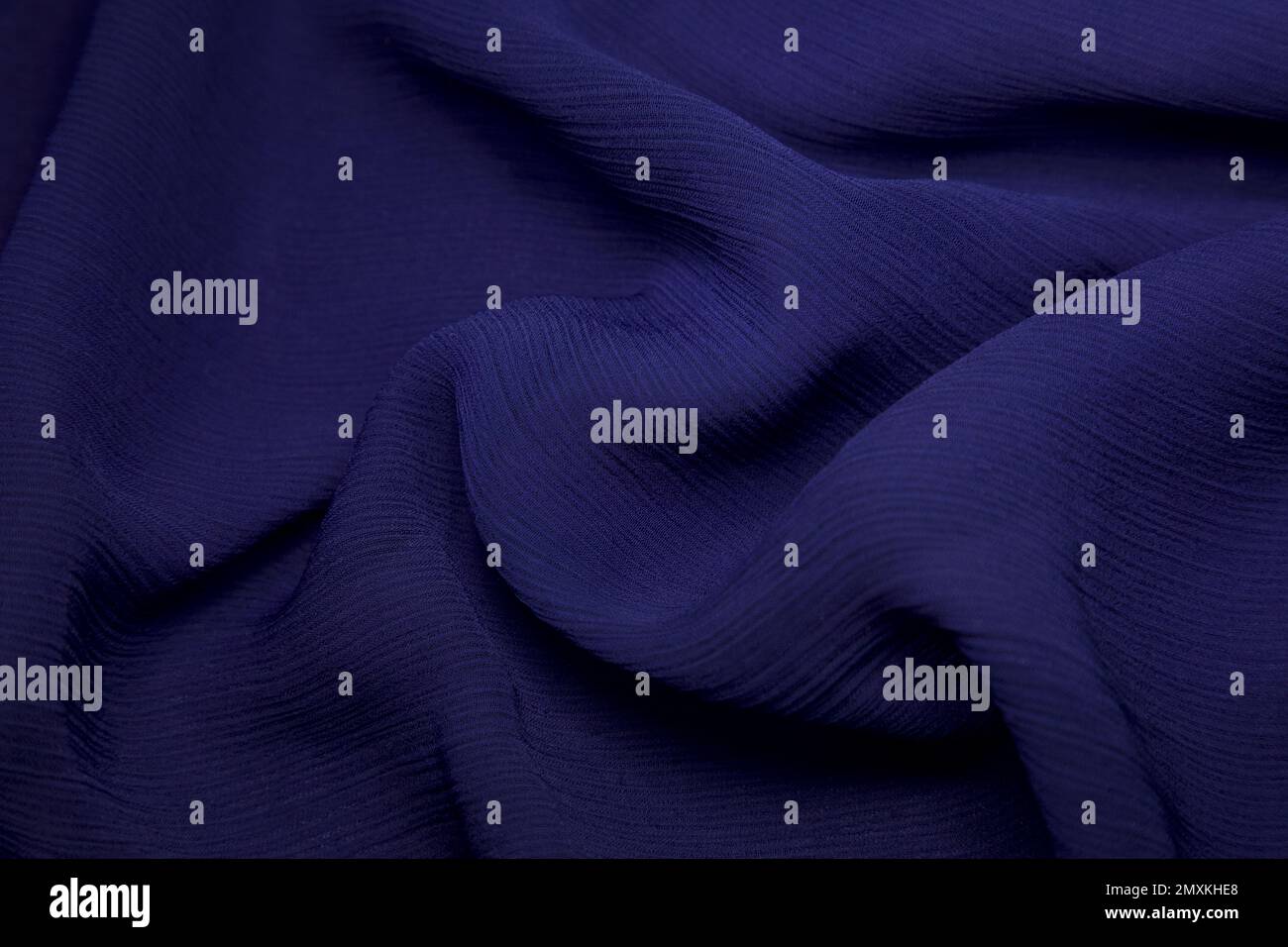 Blue fabric background. Blue cloth waves background texture. Blue ...