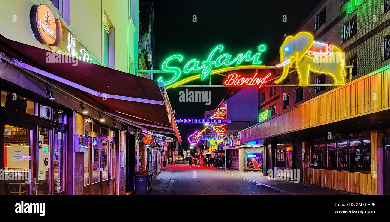 Sign for the reeperbahn street hi-res stock photography and images - Alamy