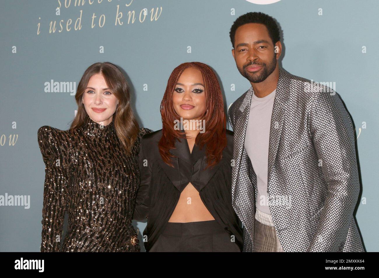 Jay ellis alison brie hi-res stock photography and images - Alamy